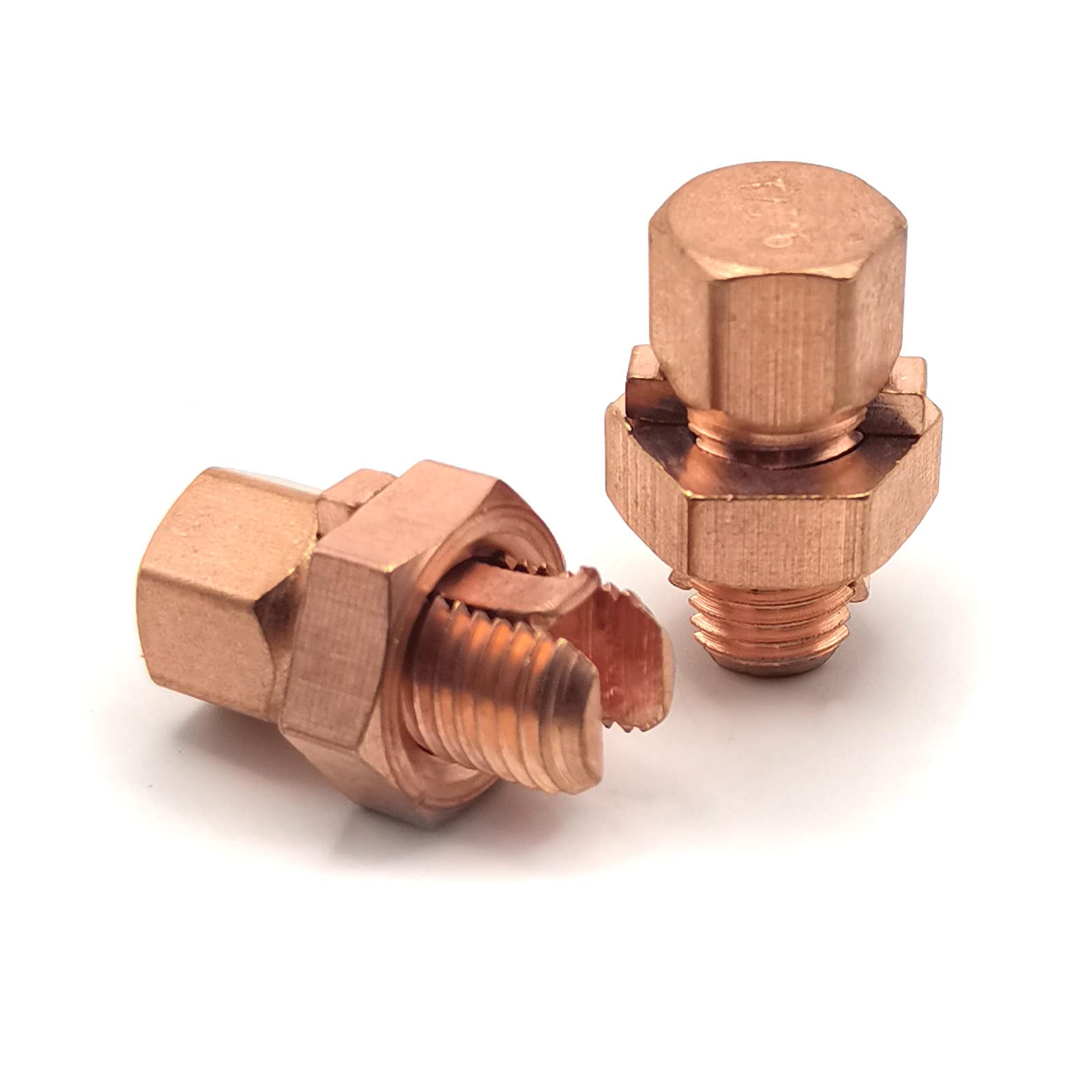 Snapklik.com : MOKIKUBA 10PCS Split Bolt Connectors Copper Grounding ...