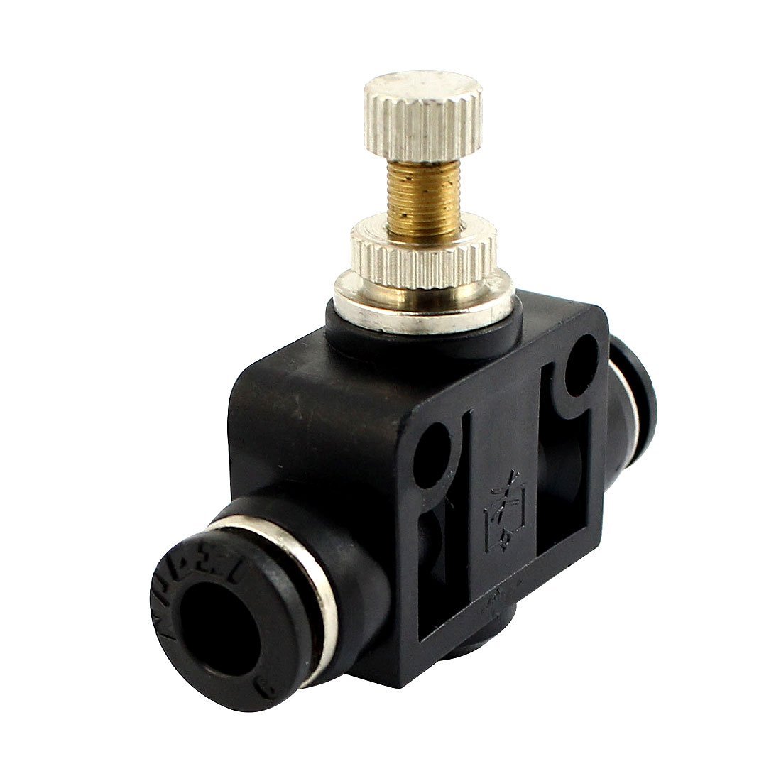 Generic 6mm Connecting T-joint 2-Way Flow Limiting Pneumatic Speed ...