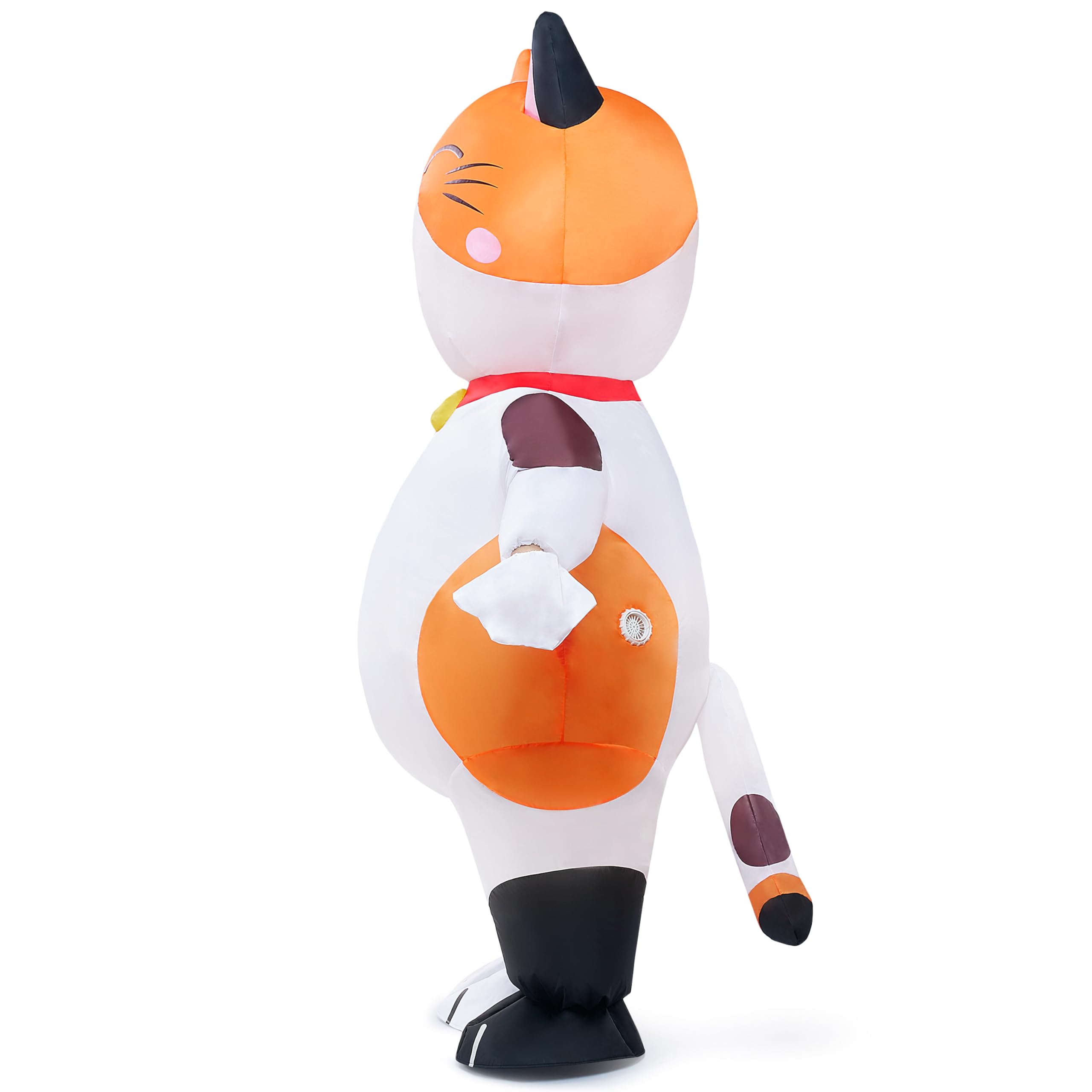 Spooktacular Creations Adult Inflatable Costume Full Body Calico Air ...