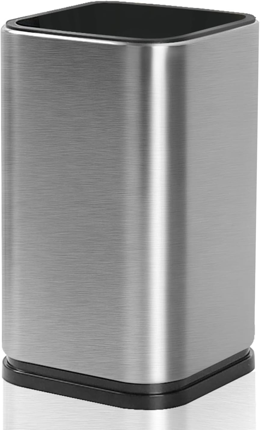 Amazon.com: WSKC 2PC Stainless Steel Kitchen Utensil Holder Caddy ...