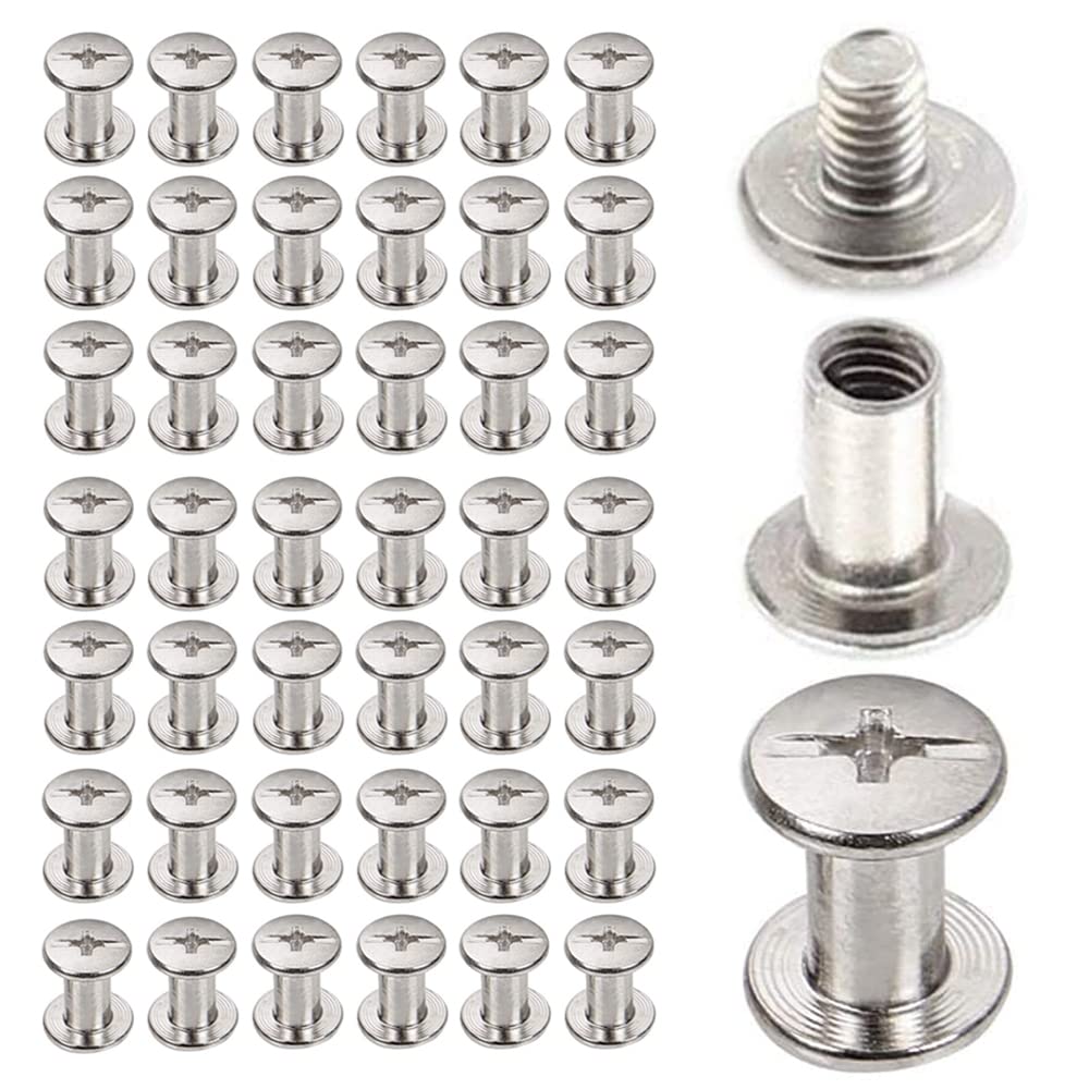 Chicago Screws 45 Sets 304 Stainless Steel Screw Post Binding Screw ...