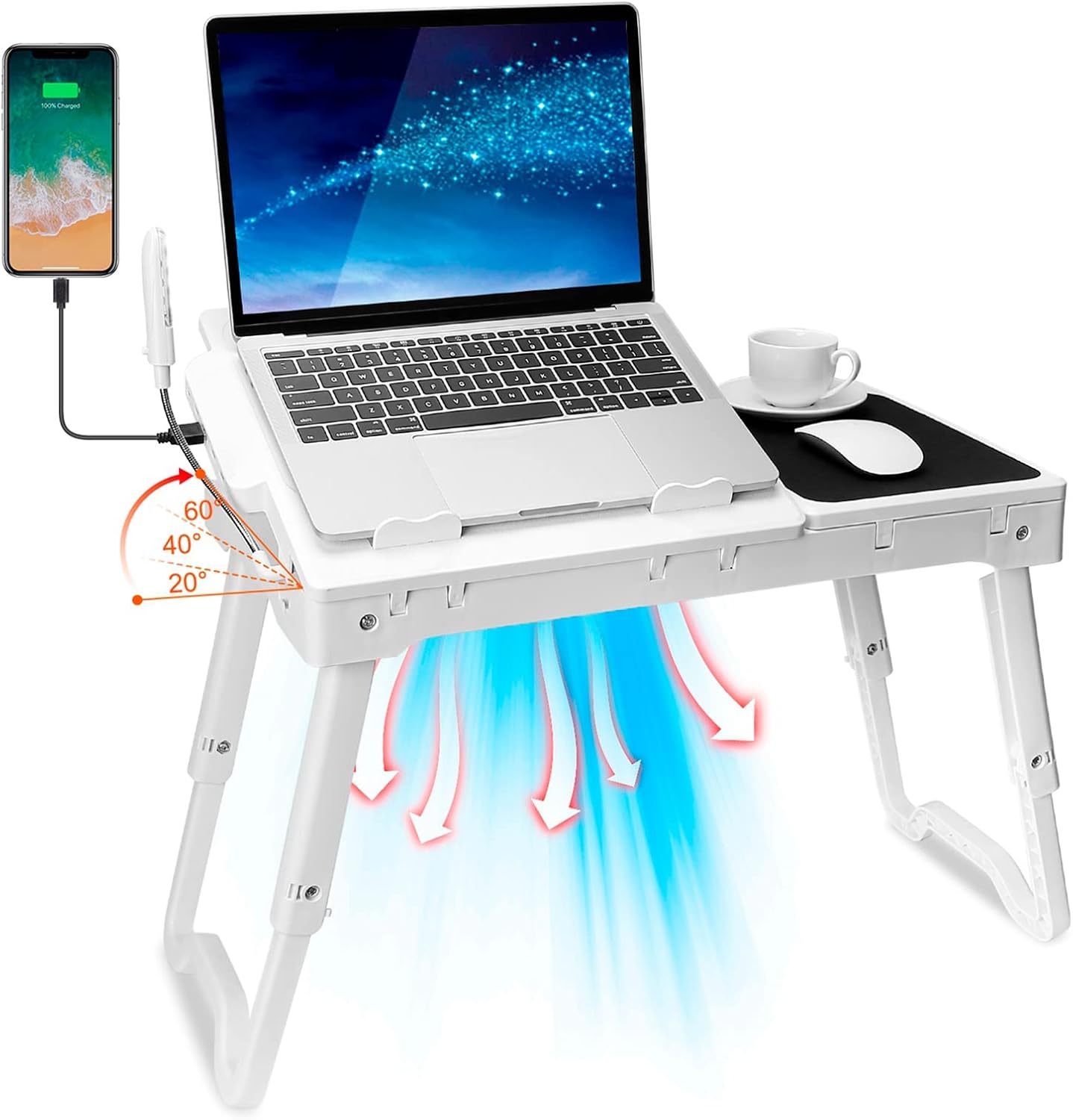 Amazon.com: iMountek Laptop Table Multi-Functional Bedding Notebook ...