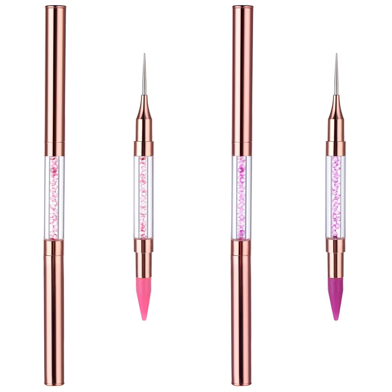 Amazon.com: Jeffdad 2Pieces Double Head Nail Rhinestone Picker Nail ...