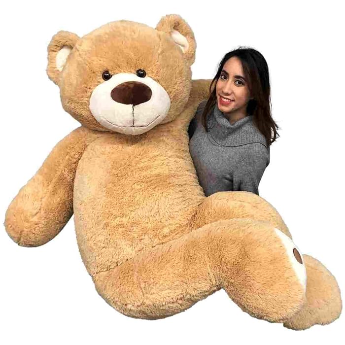 Buy Big Plush Giant 6 Foot Teddy Bear Six Feet Tall 72 inches 183 cm ...