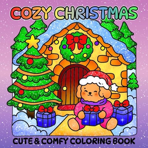 Amazon.com: Cozy Christmas Cute & Comfy Coloring Book for Teens and ...