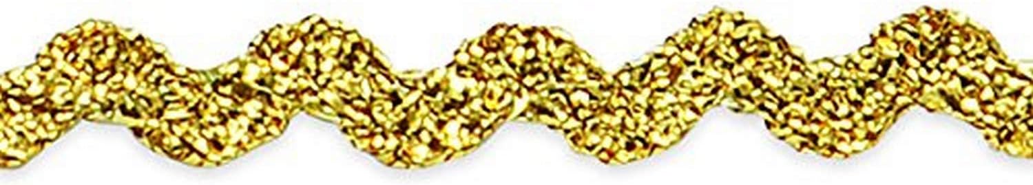 Amazon.com: Trims by the Yard 1/8" Metallic Mini Ric Rac Trim ...