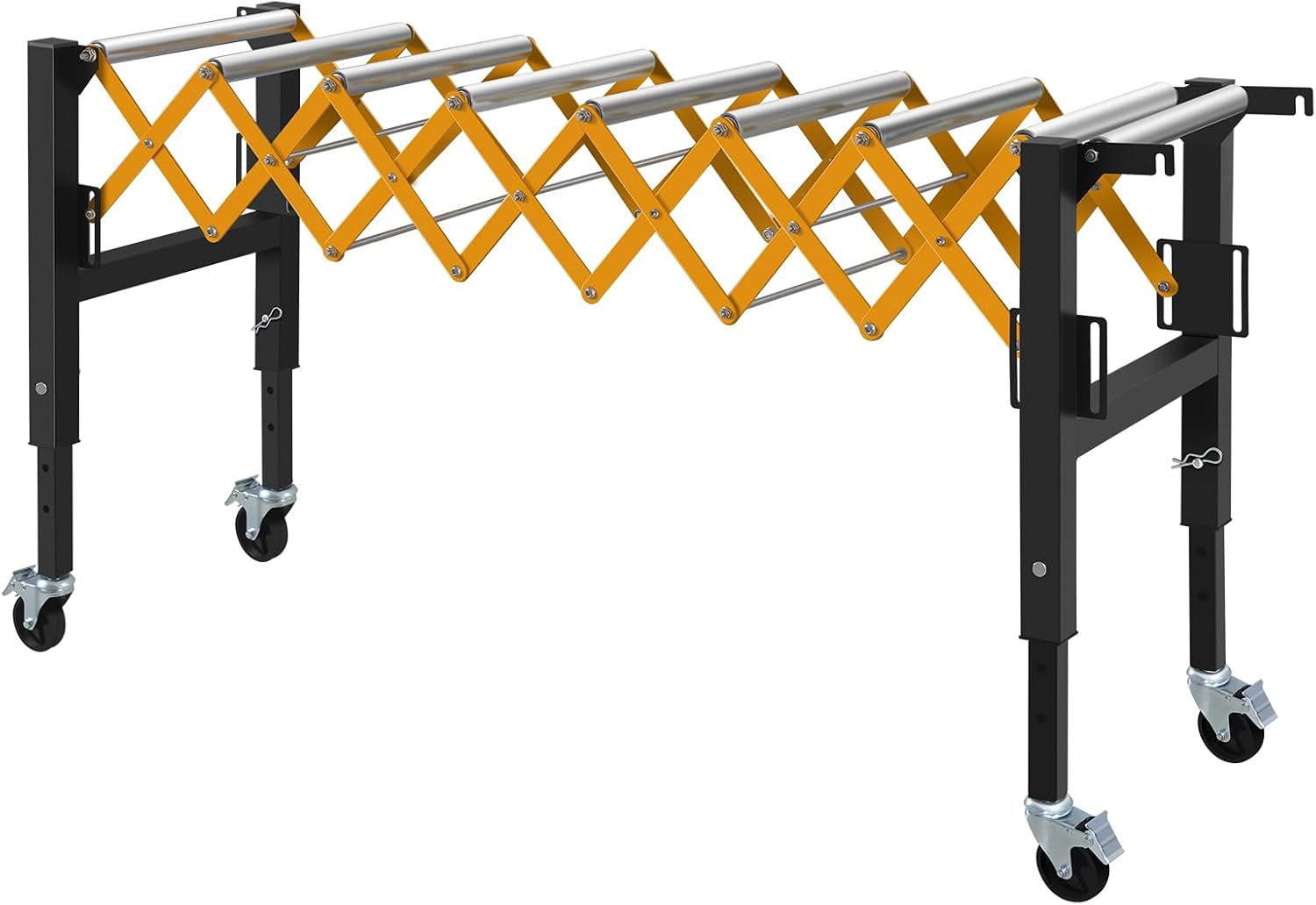 Amazon.com: Portamate Adjustable Conveyor Roller Stand with 4 Smooth ...