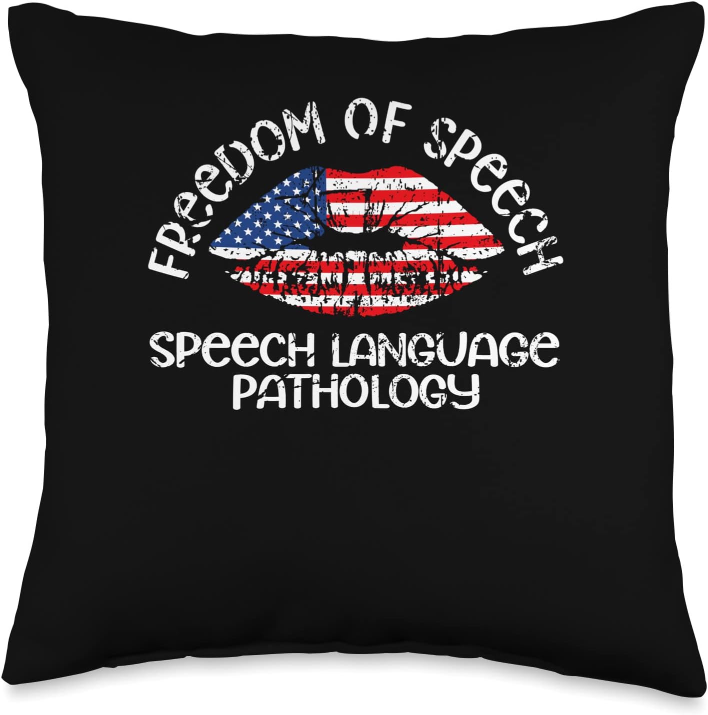 Amazon.com: US Flag Freedom Of Speech Language Pathology Gift Freedom ...