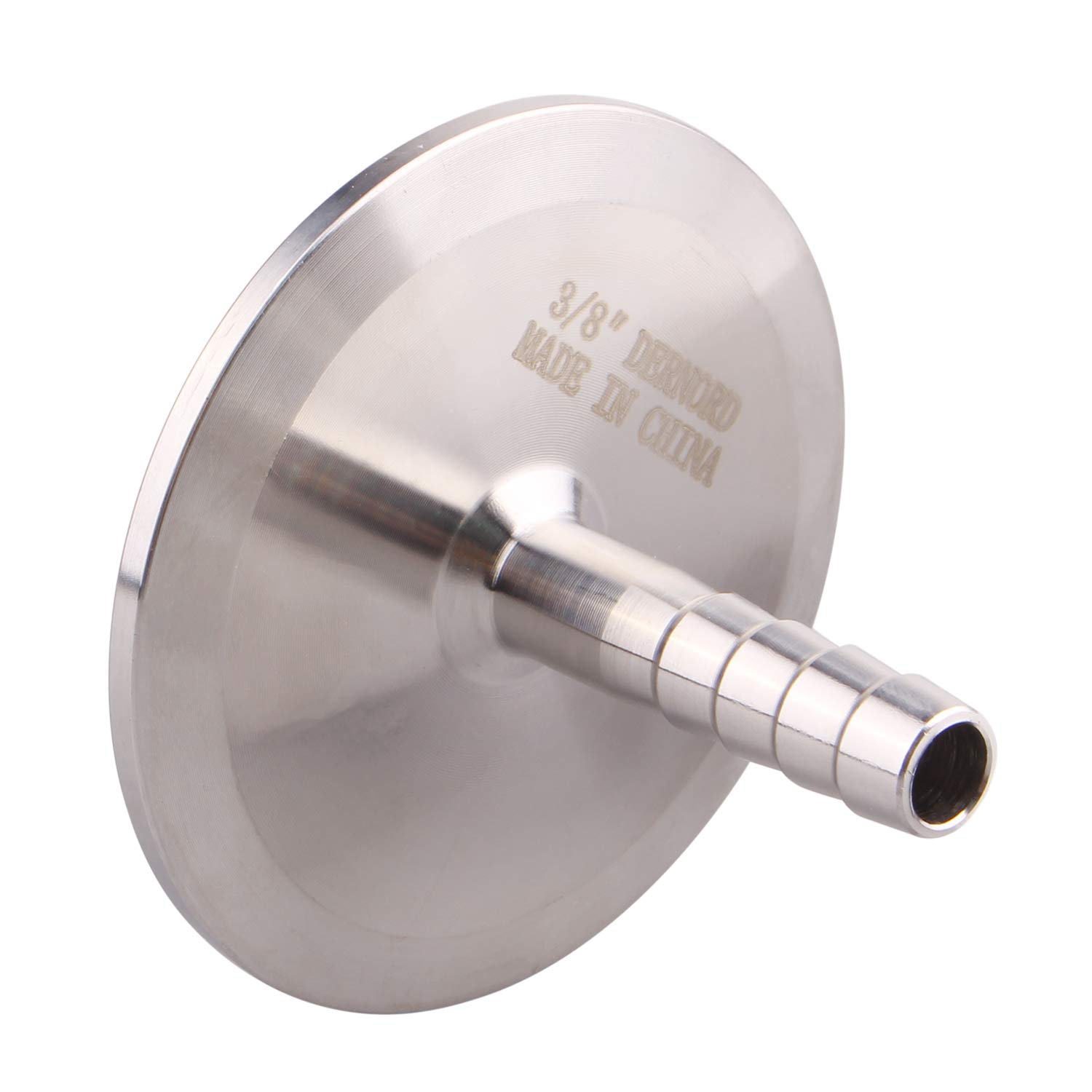 Snapklik.com : DERNORD 2" Tri Clamp To 3/8" Hose Barbed Adapter SUS304 ...