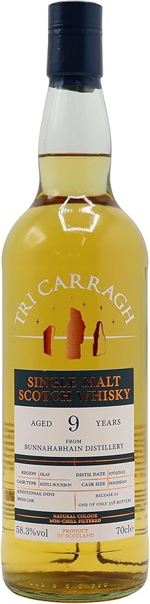 Bunnahabhain - Tri Carragh - Single Cask # 2013 9 year old Whisky 70cl ...