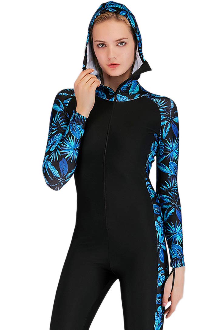 Snapklik.com : Micosuza Womens Long Sleeve One Piece Swimwear Sun ...