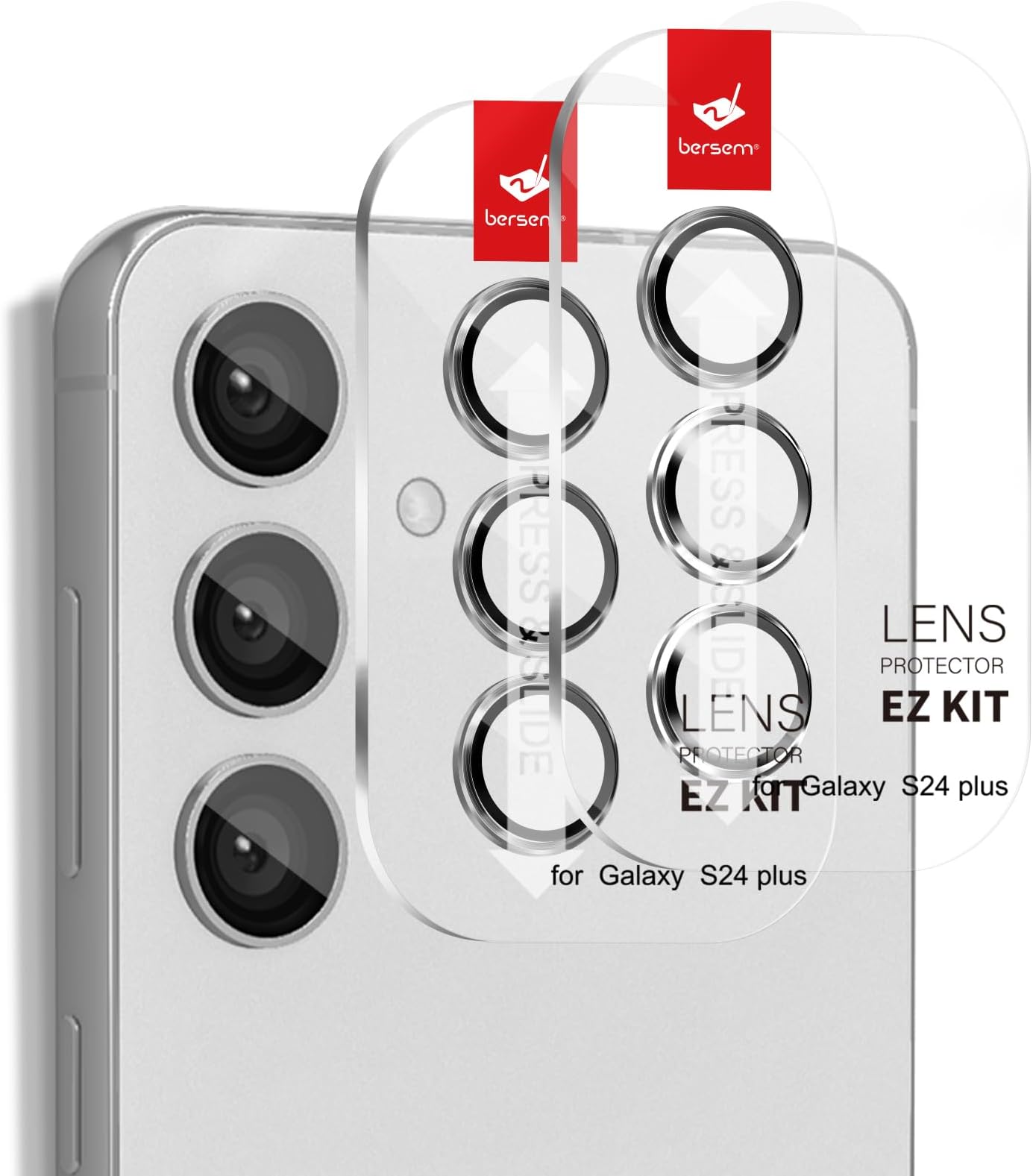 Amazon.com: JETech Camera Lens Protector for Samsung Galaxy S24+ / S24 ...