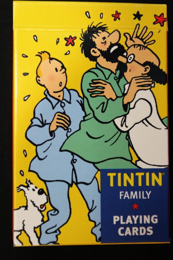 Amazon.com: Hergé Moulinsart Tintin Playing Cards Pack - Family : Toys ...
