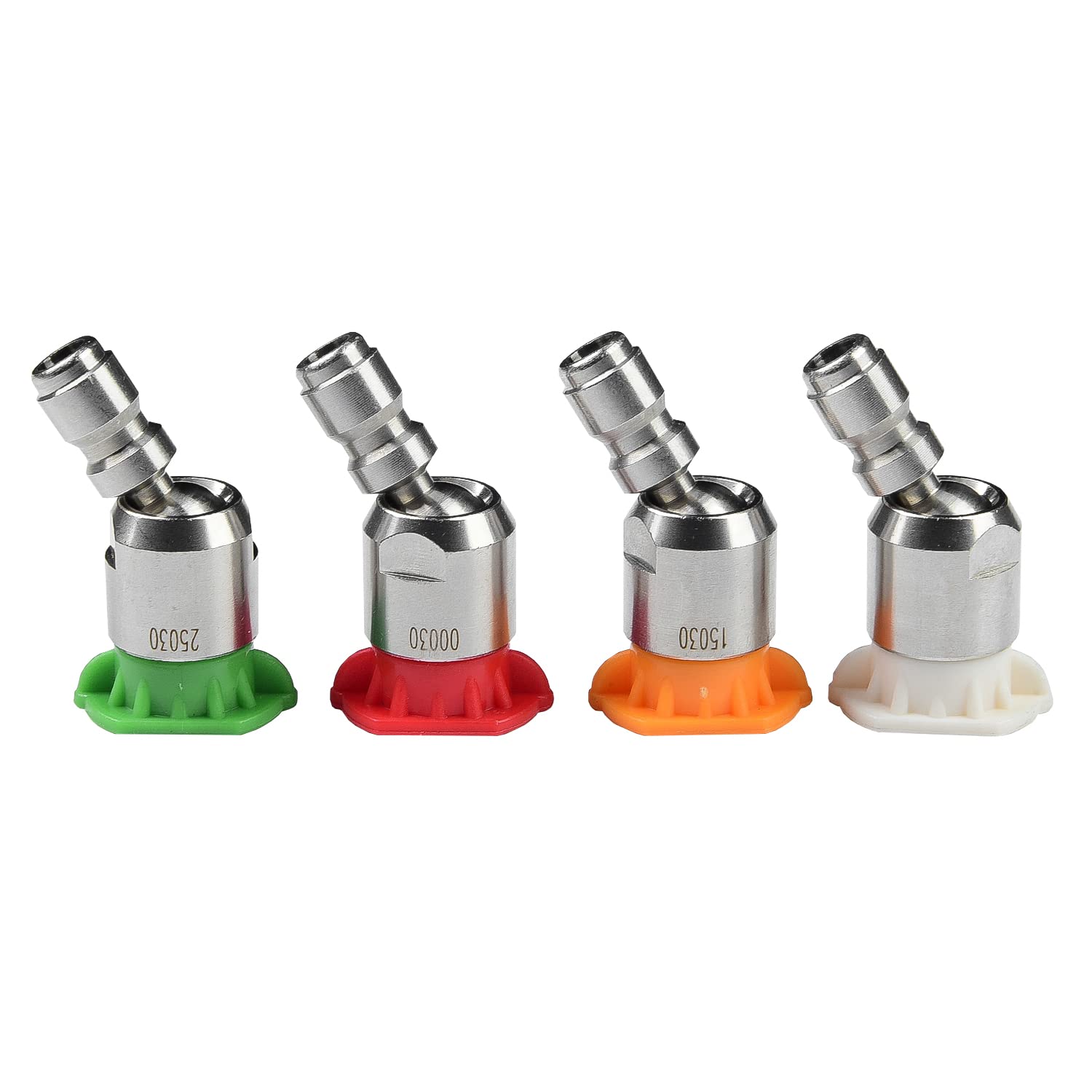 Snapklik.com : Pressure Washer Nozzle Tips Adjustable Angle 4 PCS