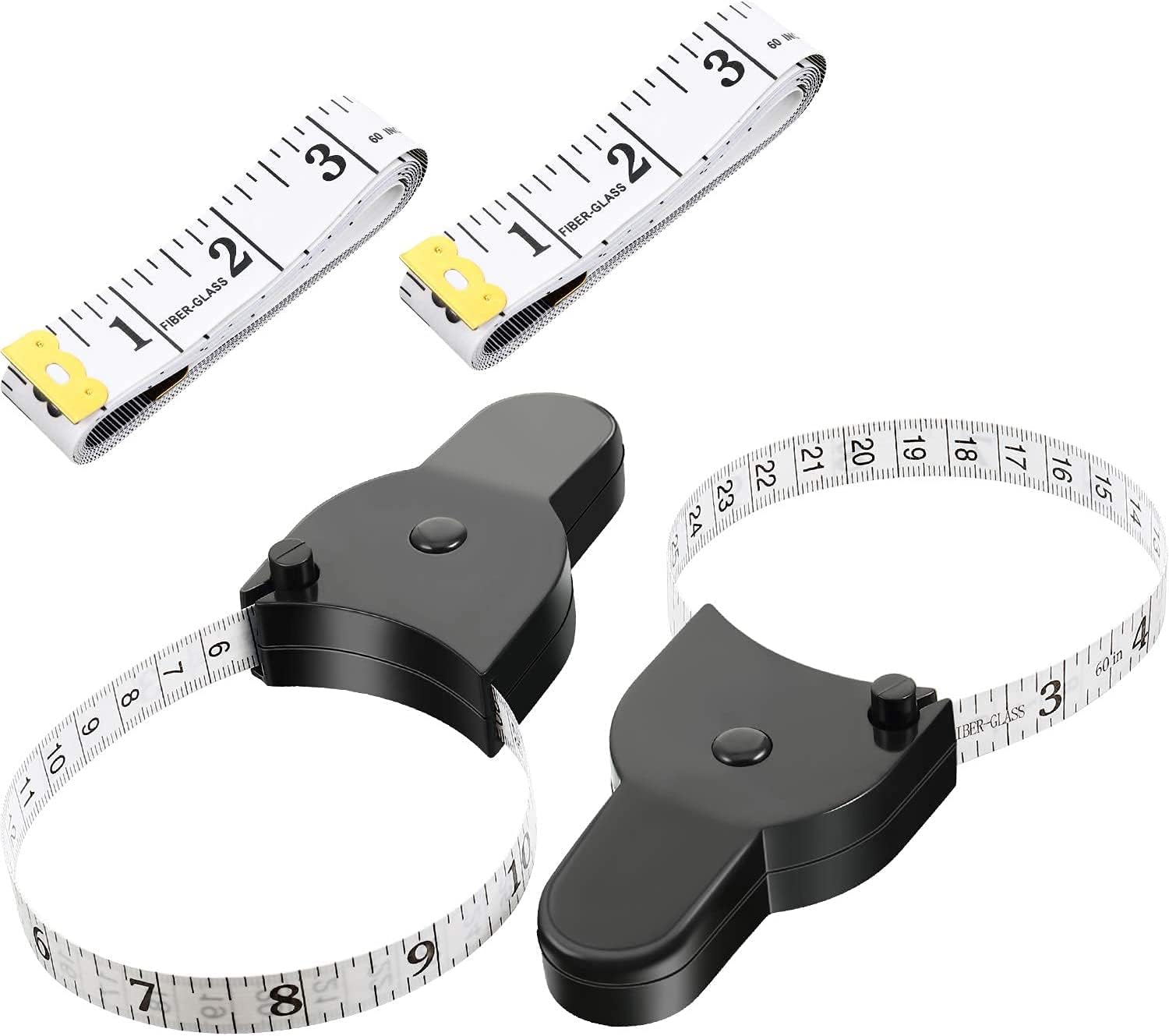 PERFECT MEASURING TAPE Body Measure - Retractable for Body: Waist, Hip ...