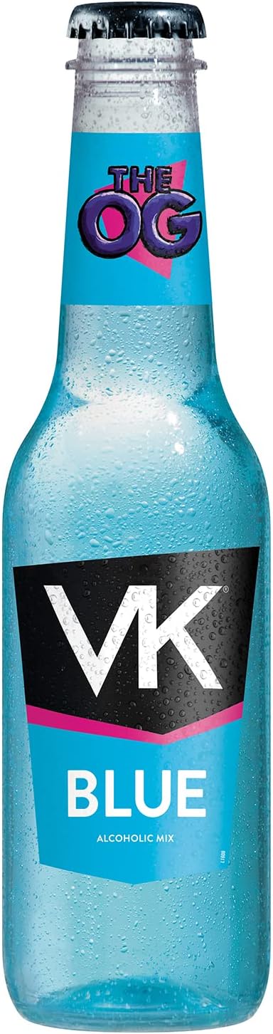 VK Alcopop Plastic Bottles 24 x 275ml Case (Blue) : Amazon.co.uk: Grocery