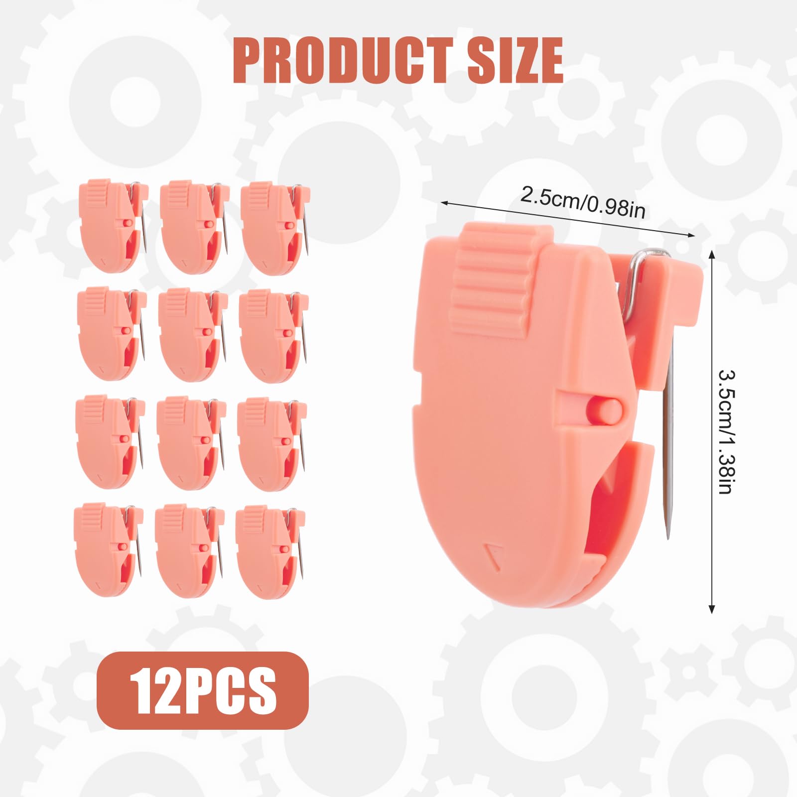 Snapklik.com : BOXOB 12pcs Cubicle Clips For Fabric Walls, Plastic ...