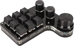 112 9 Key Keypad, RGB Light Blue Switch Mechanical Keyboard ...