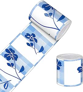 HOMETITUTE Wallpaper Border 4x196 Inch Peel and Stick PVC Wall Border ...