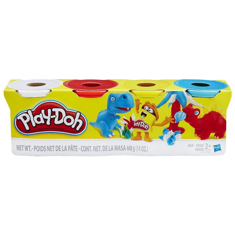 Amazon.com: Hasbro Play Doh 4 Pack,Hasbro Inc,B5517 : Toys & Games