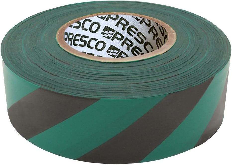 Amazon.com: [NO ADHESIVE] Presco Stripe Patterned Roll Flagging Tape: 1 ...