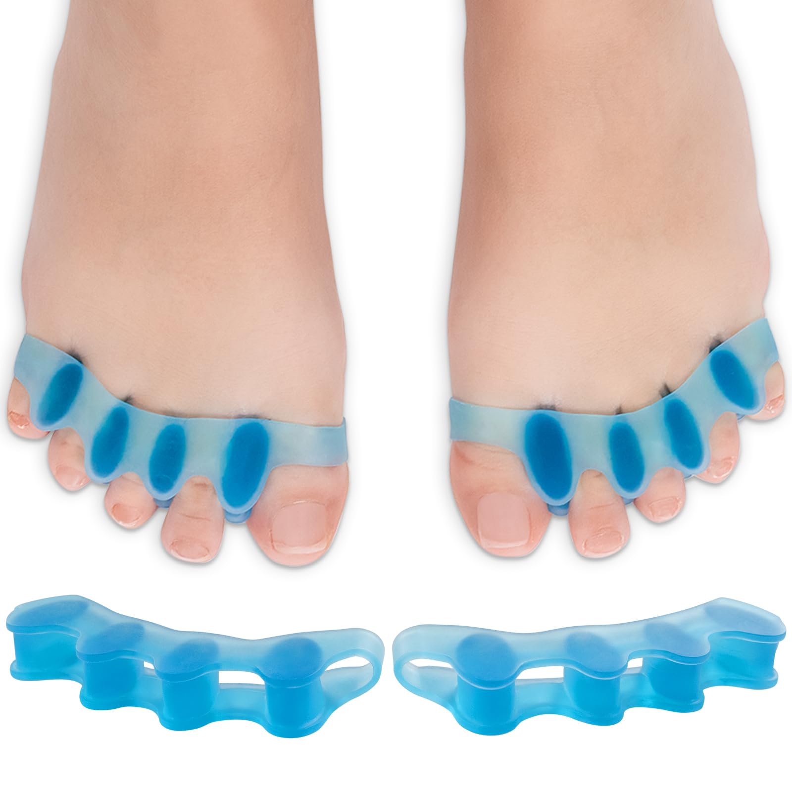Amazon.com : ViveSole Toe Spreaders for Feet (2 Pairs) - Gel Stretchers ...
