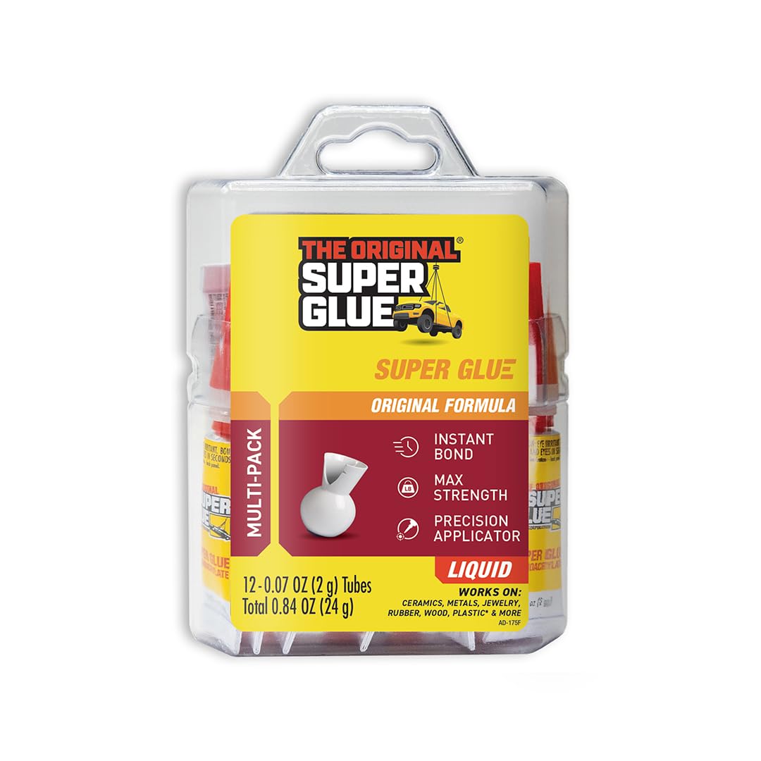 Amazon.com: Super Glue 15187 , Clear- pack of 12 : Industrial & Scientific