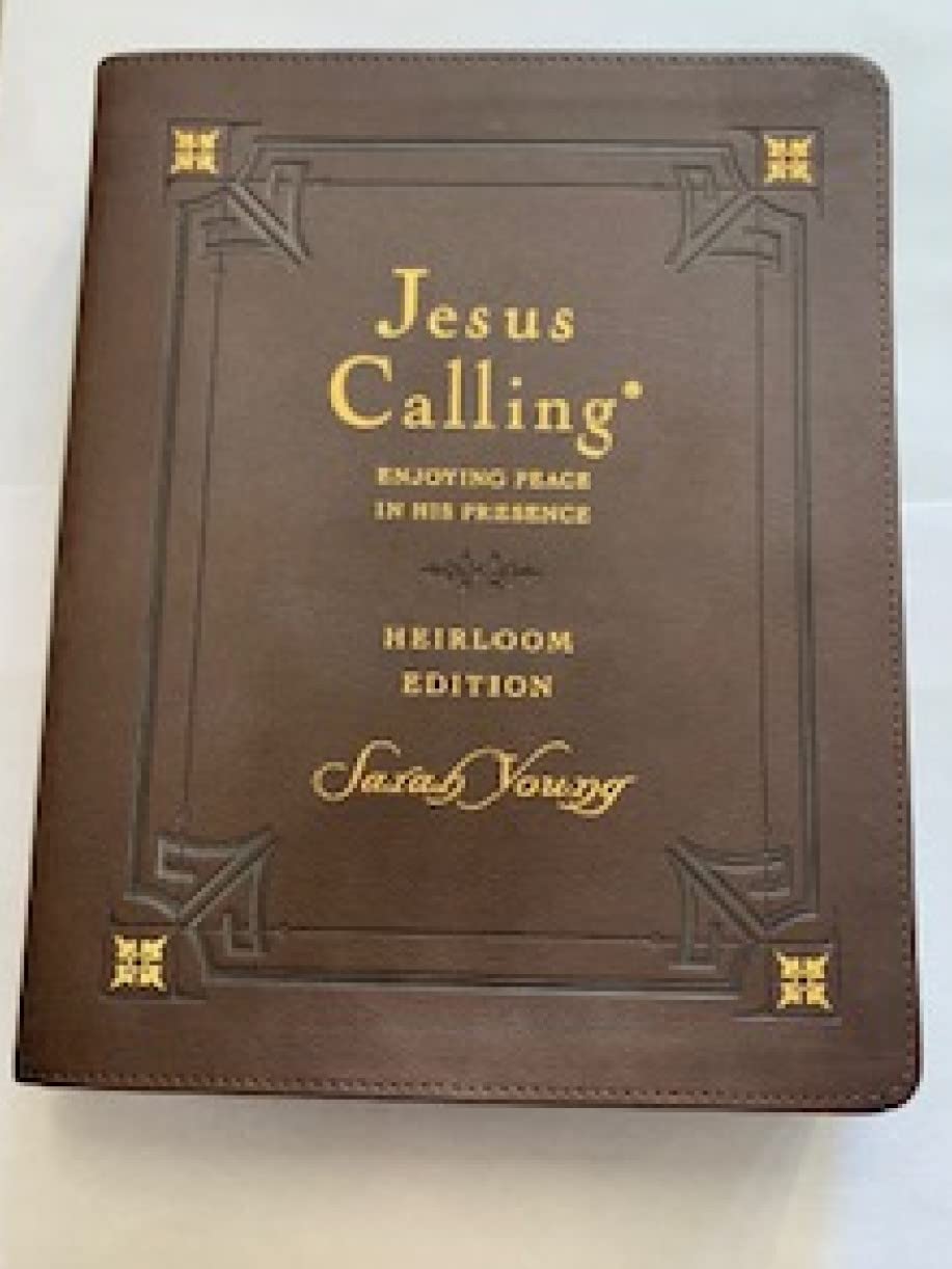 Jesus Calling Heirloom Note Taking Edition Large Print Leathersoft ...