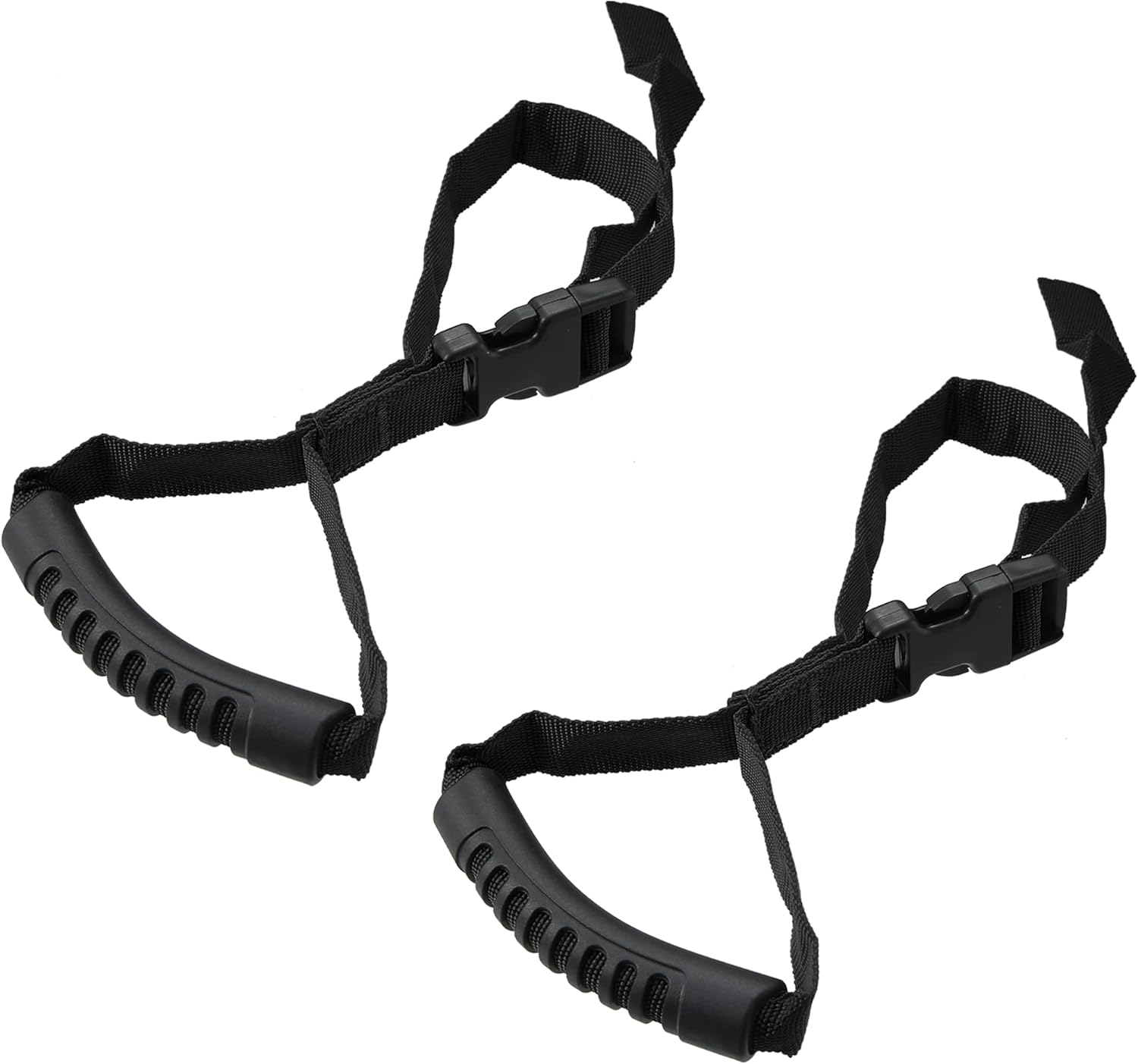 Amazon.com: X AUTOHAUX Automotive Grab Handles, 2pcs Black Nylon & PVC ...