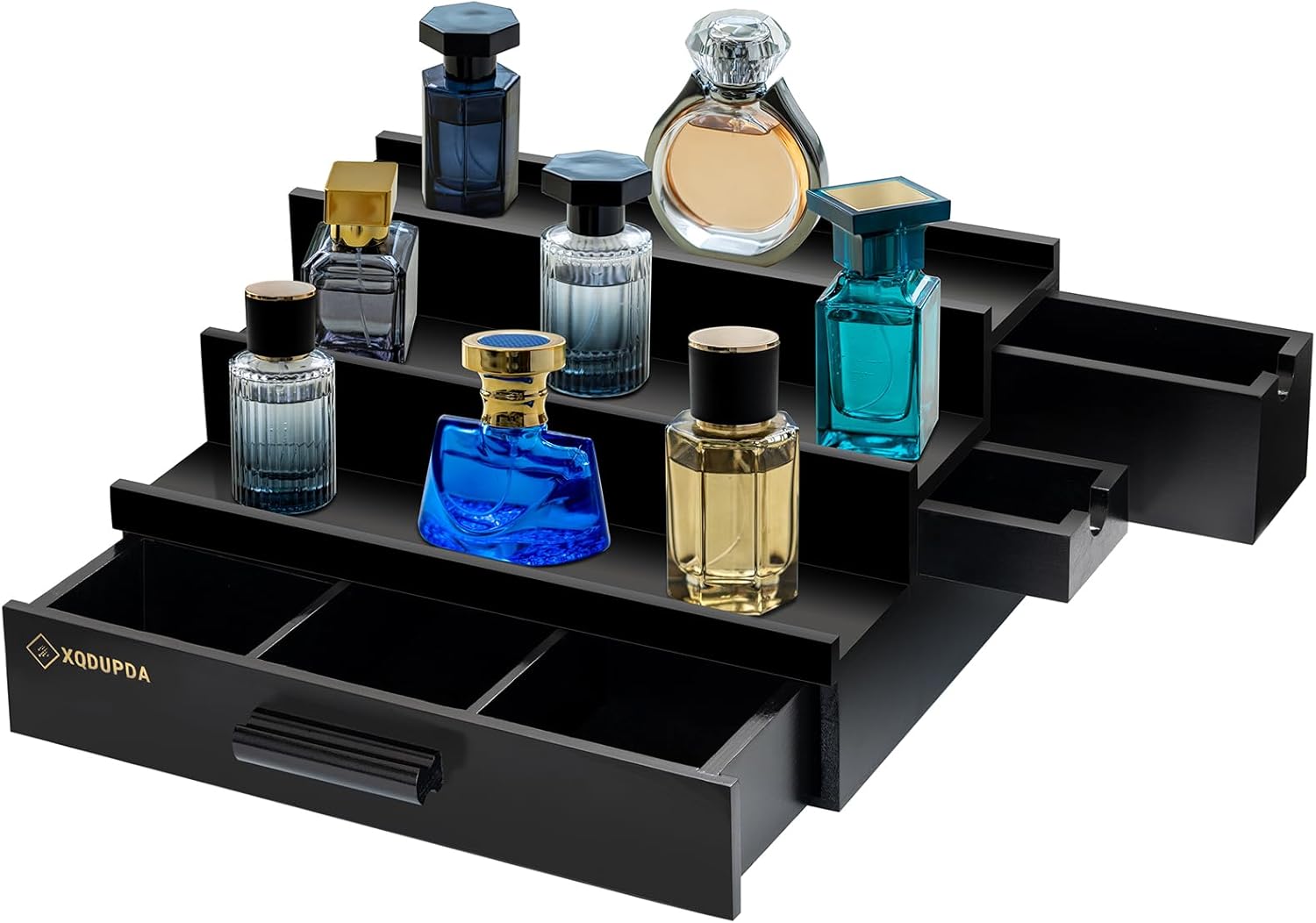 Amazon.com: 3-Tier Pine Wood Cologne Organizer for Men - Luxury Perfume ...