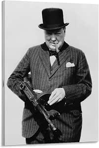 Amazon.com: Mr. Winston Churchill Submachine Gun And Cigar Cigarette ...