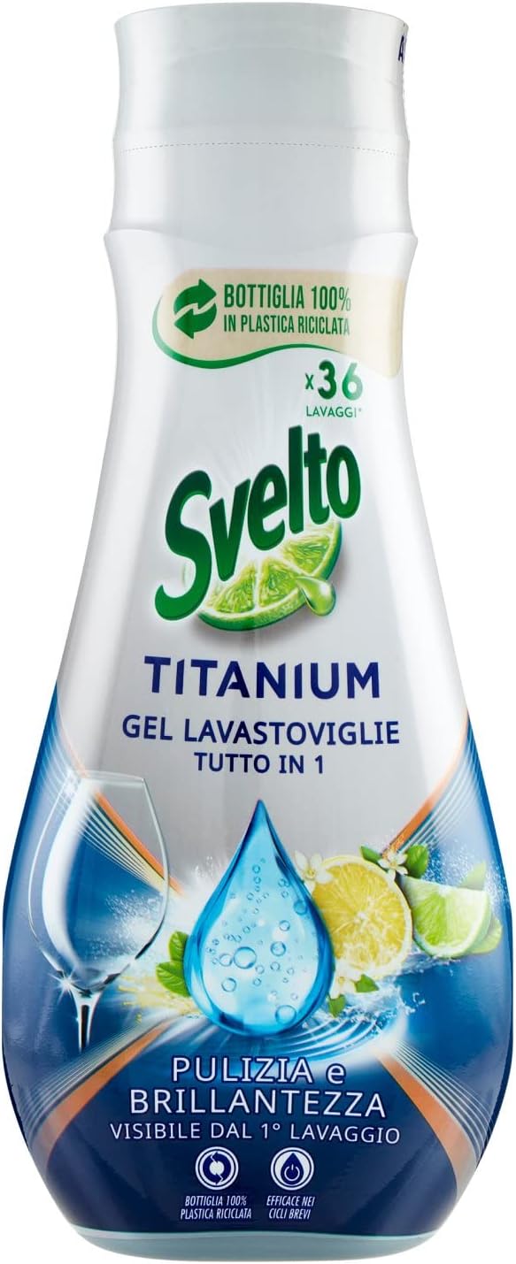 Svelto Gel Lavastoviglie 640 Ml. Tutto in 1 36 Lav. : Amazon.co.uk: Grocery