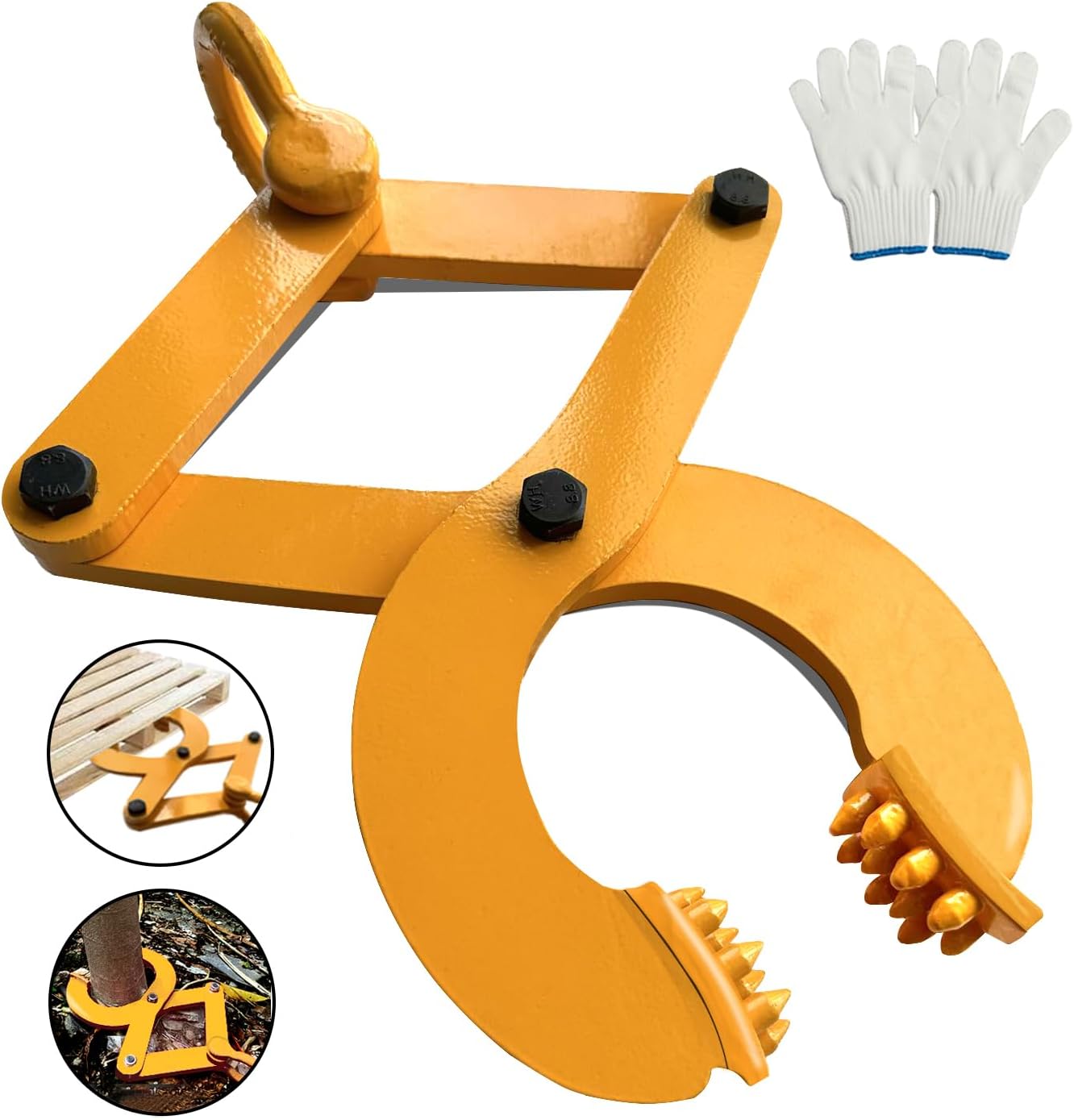 Amazon.com: CooTentler 6090lbs Pallet Puller Clamp Heavy Duty Steel ...