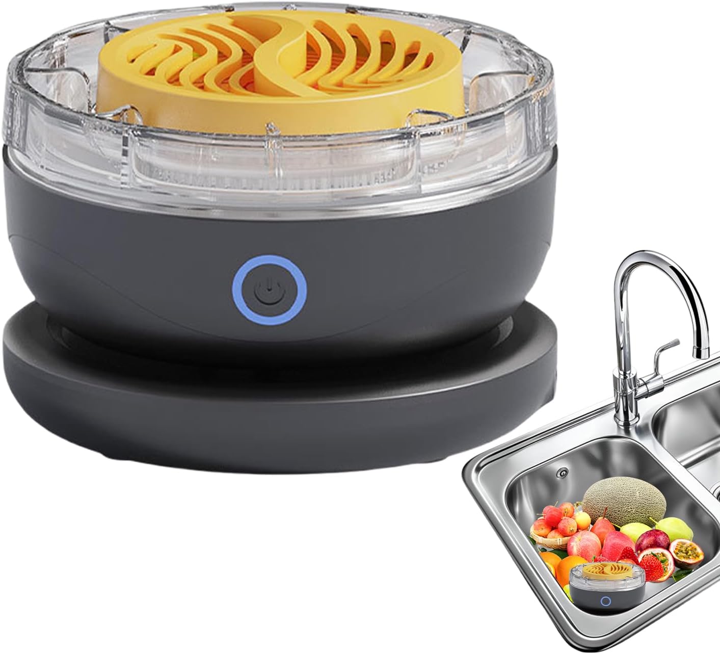 Fruit and Vegetable Cleaning Machine - Portable Usb Wireless Produce ...