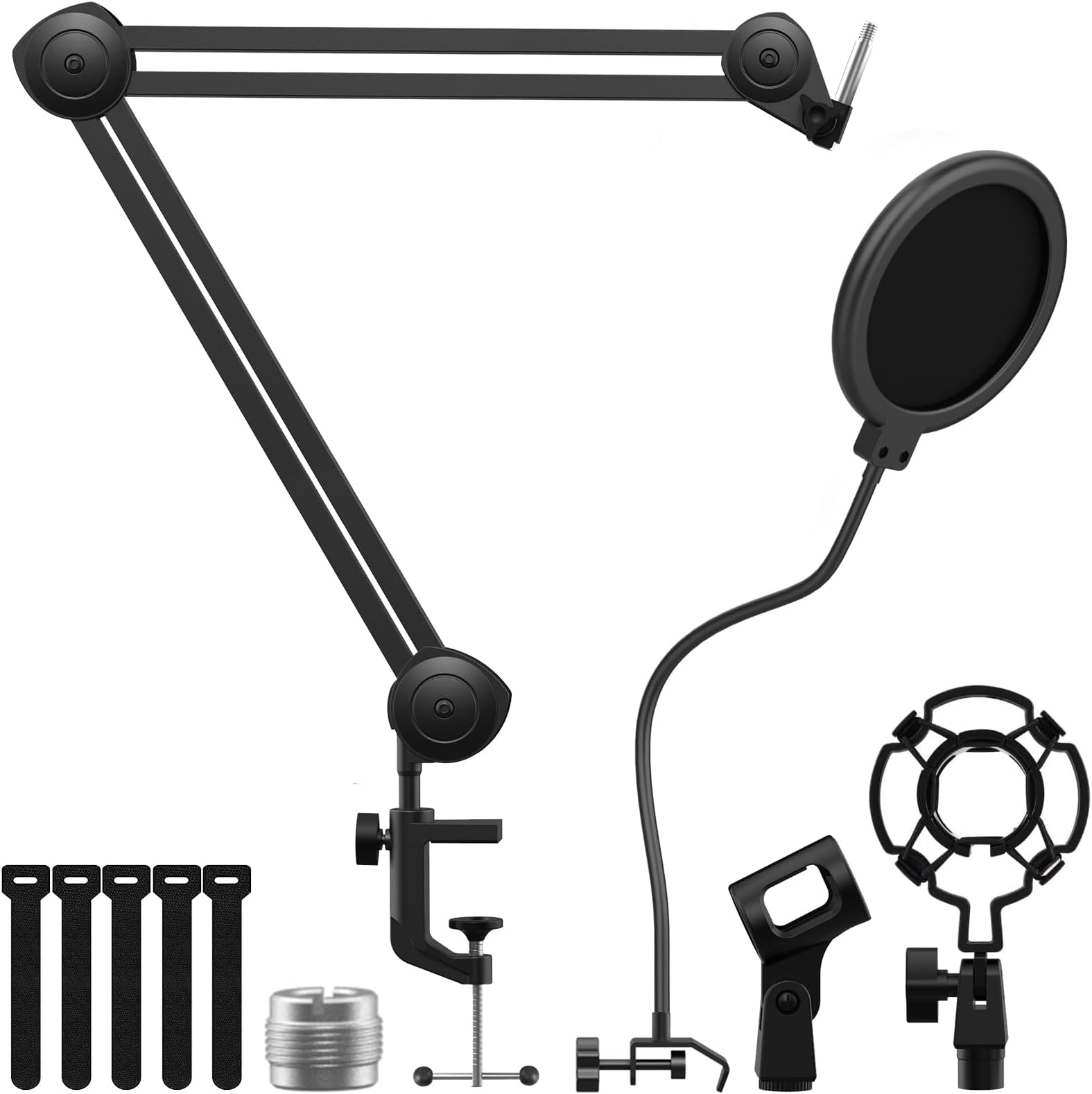 Amazon.com: Boom Arm for HyperX QuadCast S Mic, Upgraded Heavy Duty ...