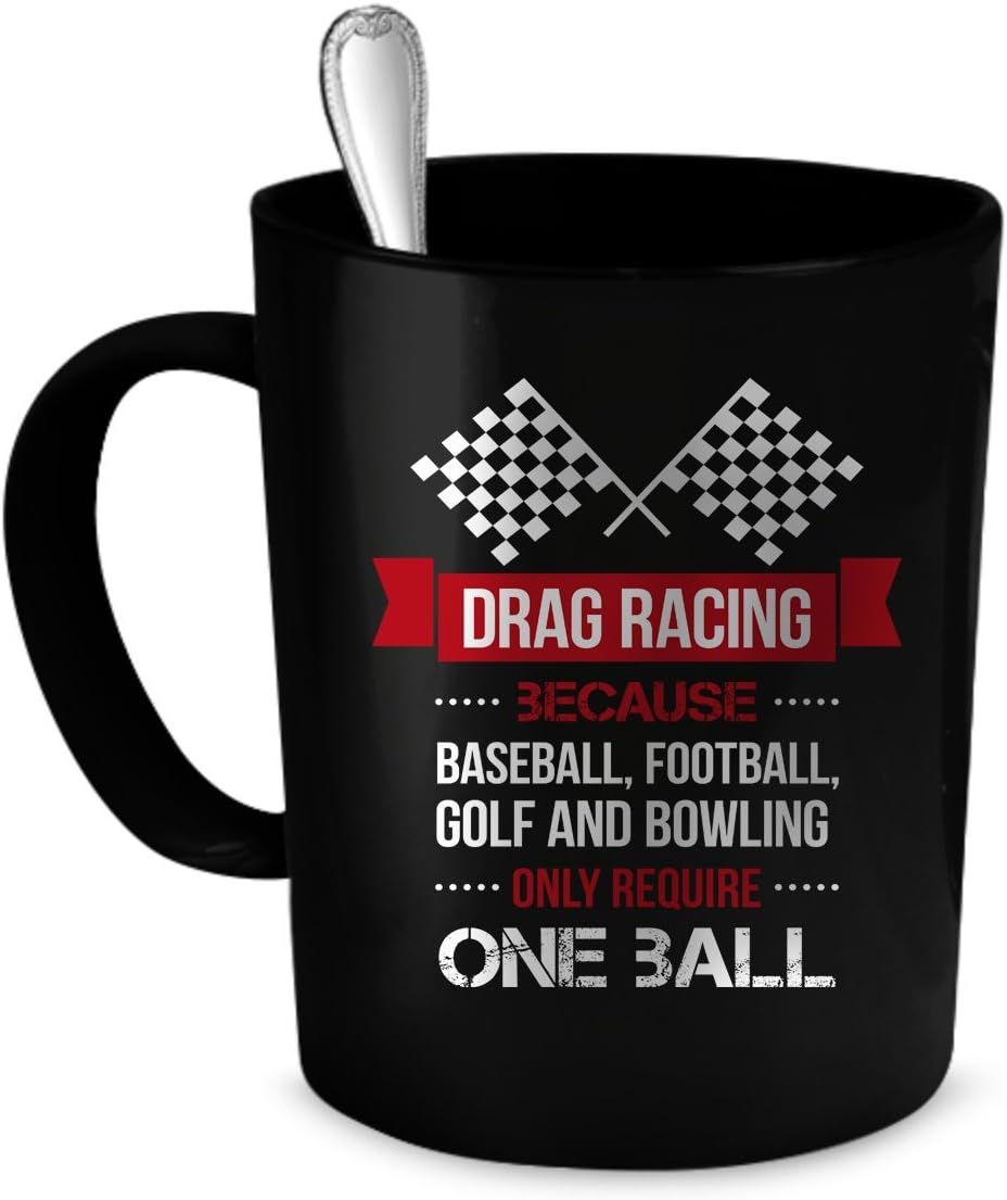Amazon.com: Wonderful Mugs Drag Racing Coffee Mug. Drag Racing gift 11 ...