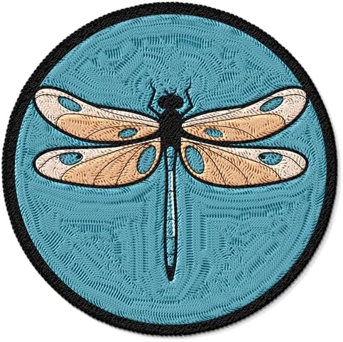 Amazon.com: Dragonfly Patch for Clothes Lace Wings Insect – Embroidered ...
