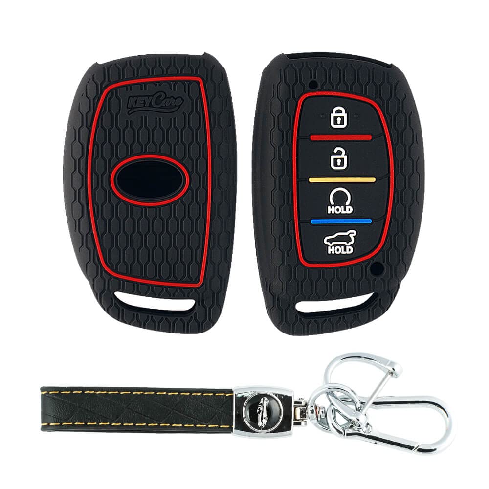 Keycare® Silicone Key Cover and Keyring Compatible for Alcazar and ...