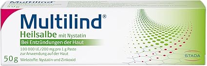 Multilind Heilsalbe m.Nystatin u.Zinkoxid 50 g : Amazon.de: Drogerie ...
