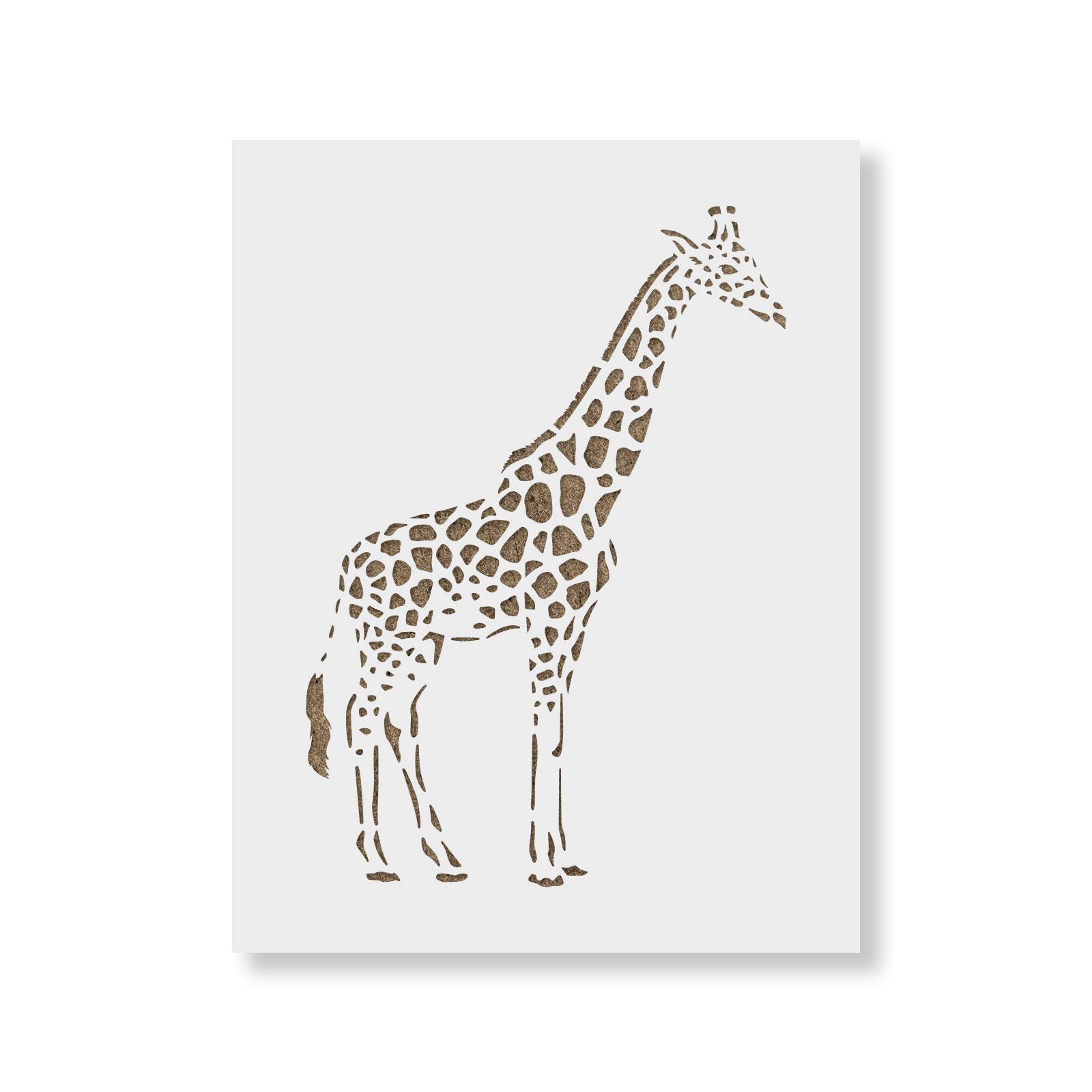 Amazon.com: Giraffe Stencil - Jungle Stencil, Stencils Giraffe, Giraffe, Africa Stencil, Giraffe ...