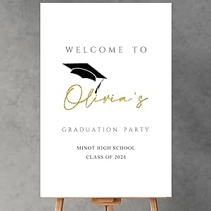 Amazon.com: Custom Graduation Yard Signs, Personalized Yard Sign ...