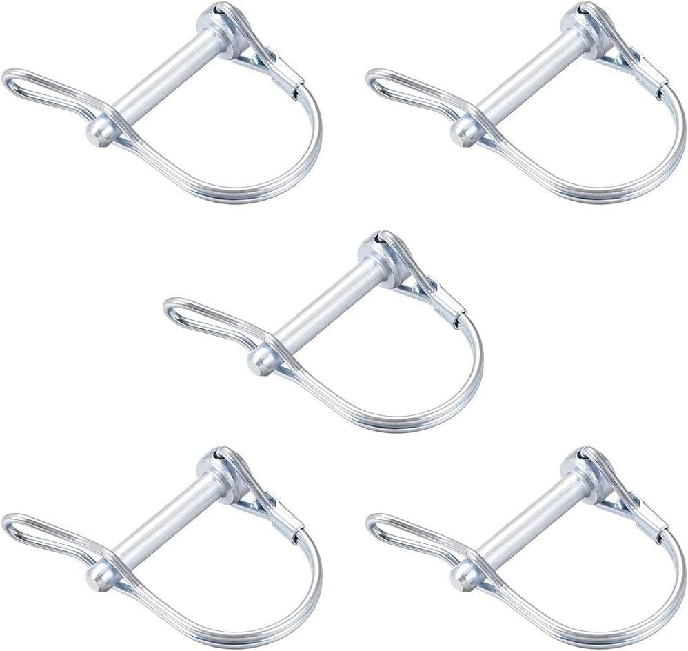 baixikly 10pcs Shaft Locking Pin1/4" Trailers Lock Hitch Lock Pin Pull ...