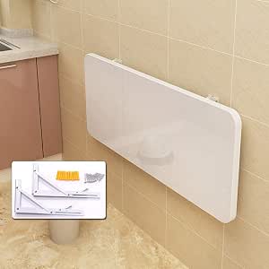 Wall-Mounted Folding Table - Invisible Folding Wooden Desk, Space ...