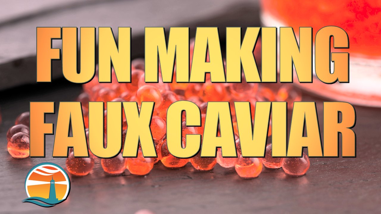 Watch Fun Making Faux Caviar / Modern Gastronomy Spherification on ...