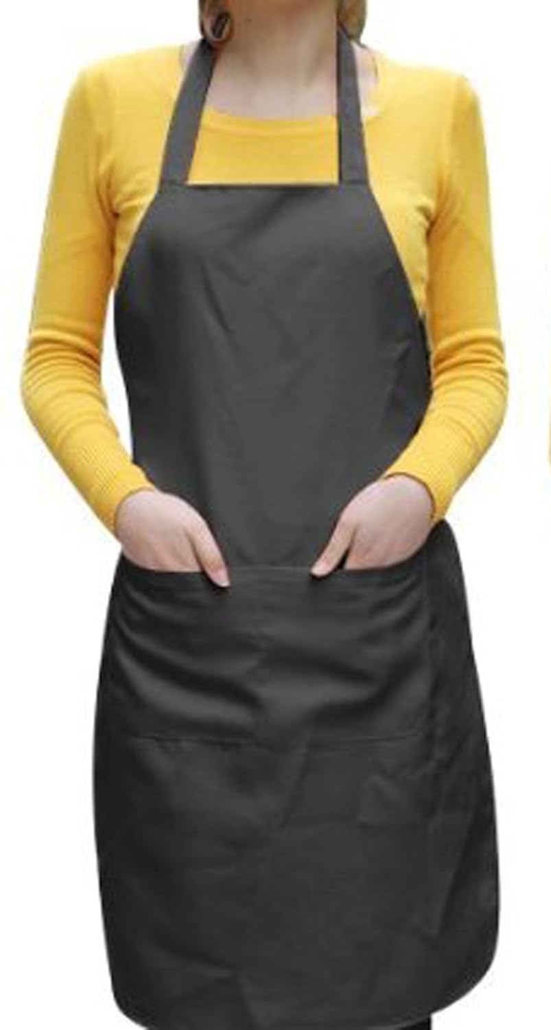Buy Airwill, 100% Cotton Solid Color Aprons, Sized 65cm in Width & 80cm ...