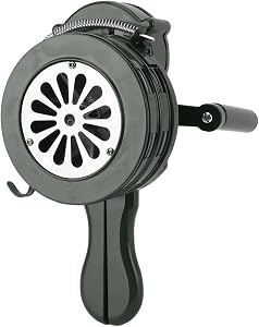 Dpofirs 2024 Update Hand Crank Siren Horn,110db Hand Crank for ...
