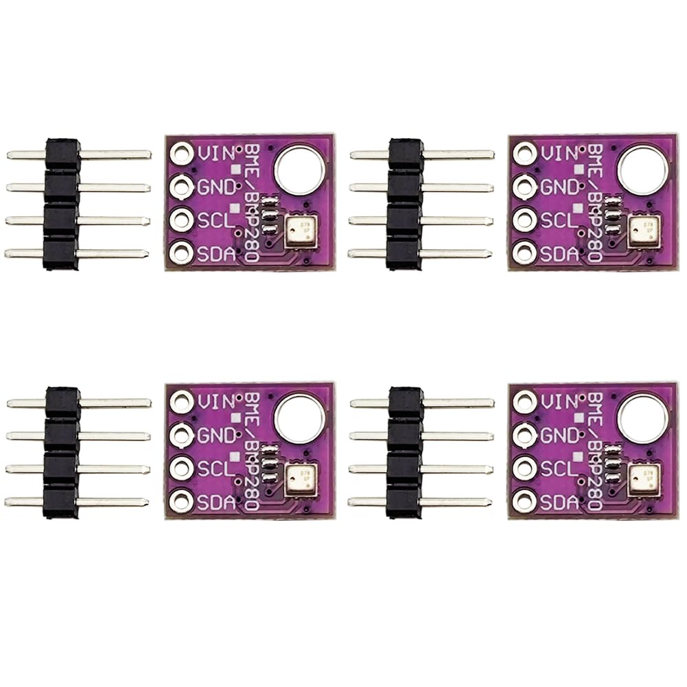 SazkJere 4Pcs GY-BME280-5 BME280 5V Atmospheric Pressure Sensor ...