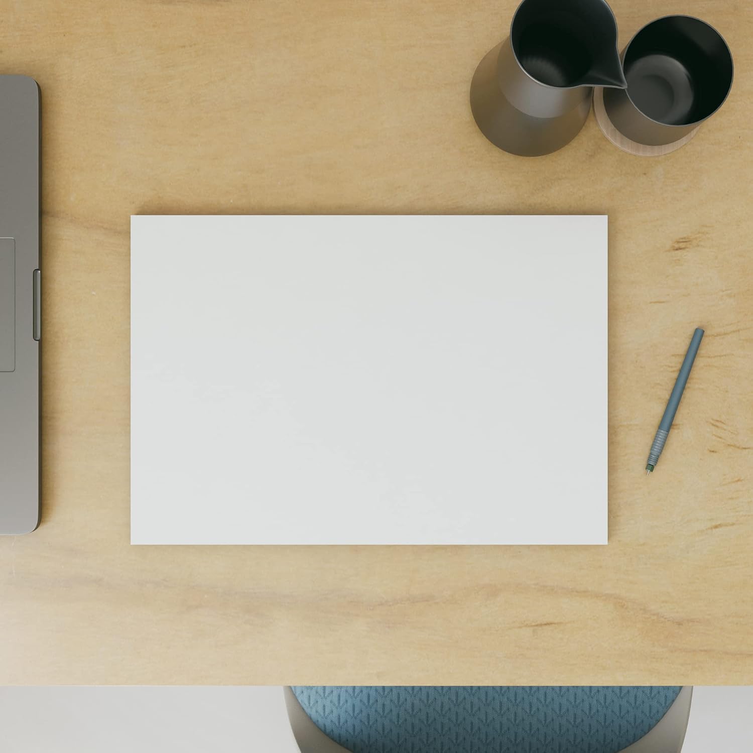 A3 Plain Desk Pad - 50 Sheets - 100gsm Premium Paper, glued and Mounted ...