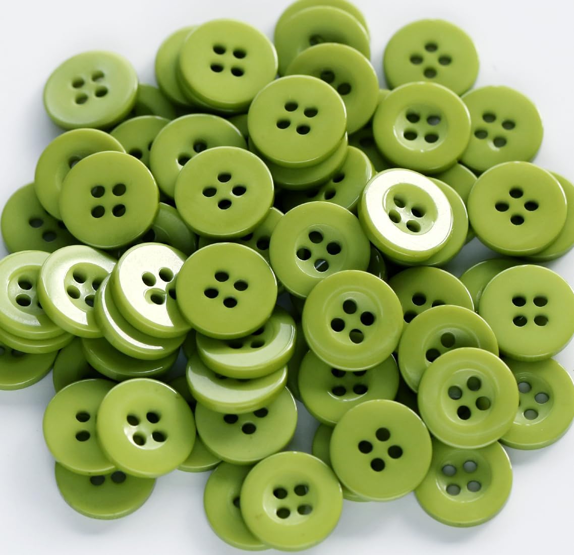 Amazon.com: GANSSIA 300PCS 1/2 Inch (12.5mm) Small Size Round 4 Holes ...