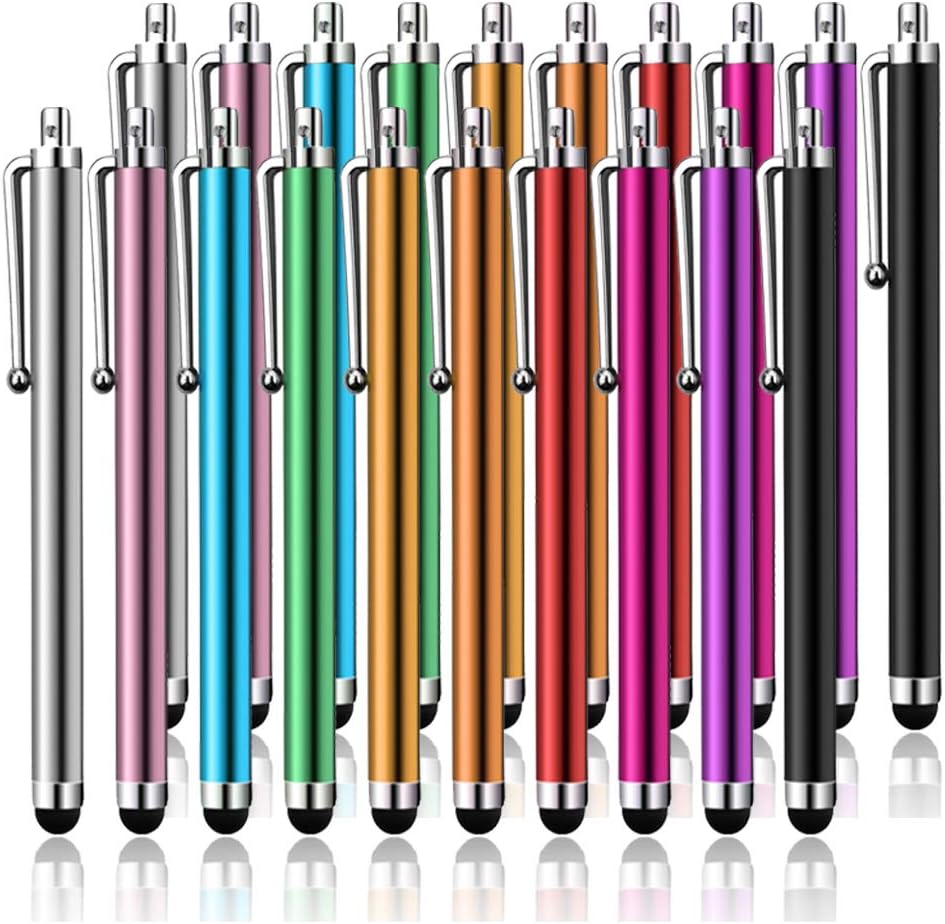 Amazon.com: TCD [25 Pack] Colorful Mini Baseball Capacitive Stylus Pens ...